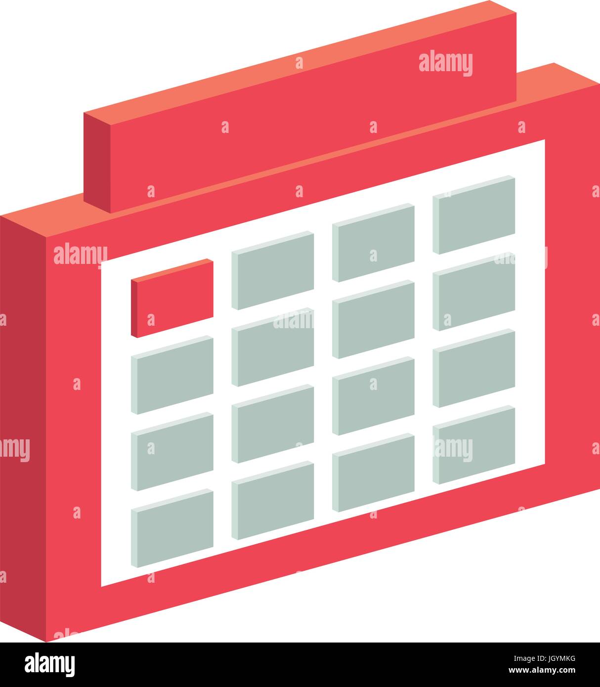 Schedule symbol 3D icon vector illustration graphic design Stock Vector ...