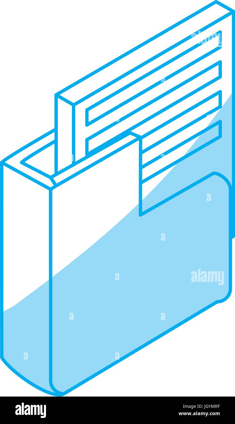 Digital file 3D icon vector illustration graphic design Stock Vector ...