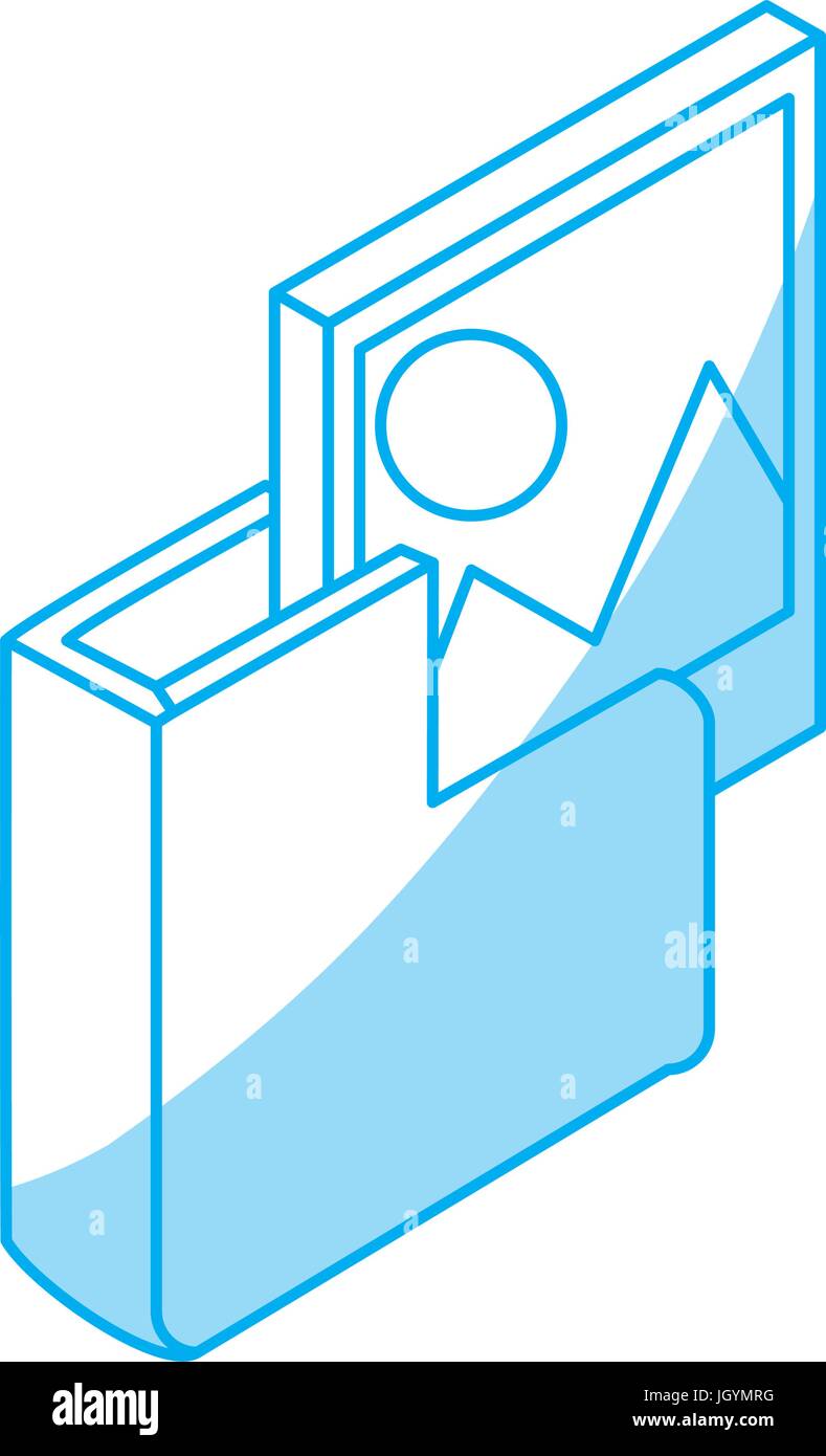 Picture file 3d icon vector illustration graphic design Stock Vector ...