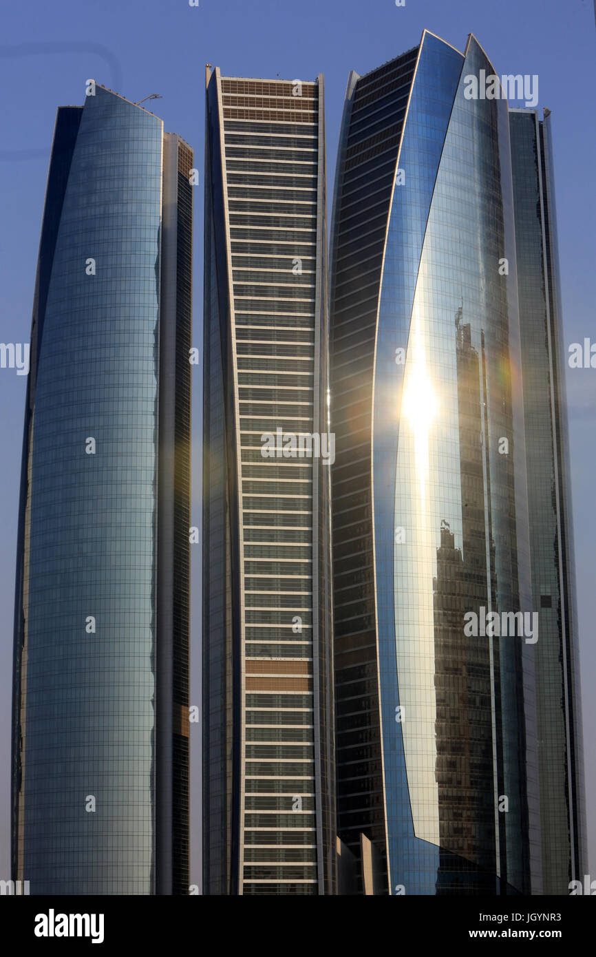 Etihad Towers building complex. Jumeirah. 2007-2011. Emirate of Abu ...
