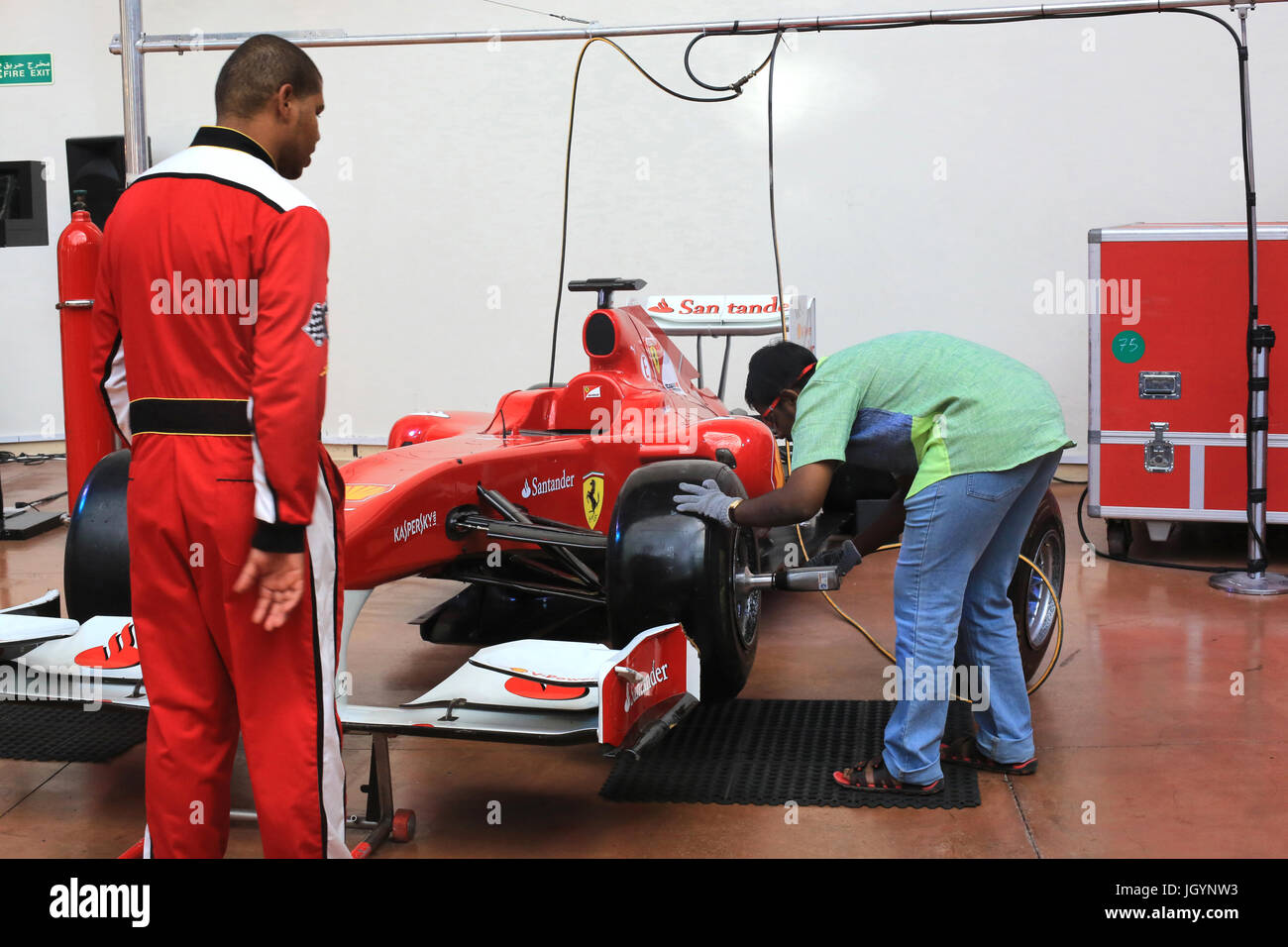 Ferrari World. Theme Park. Emirate of Abu Dhabi Stock Photo - Alamy