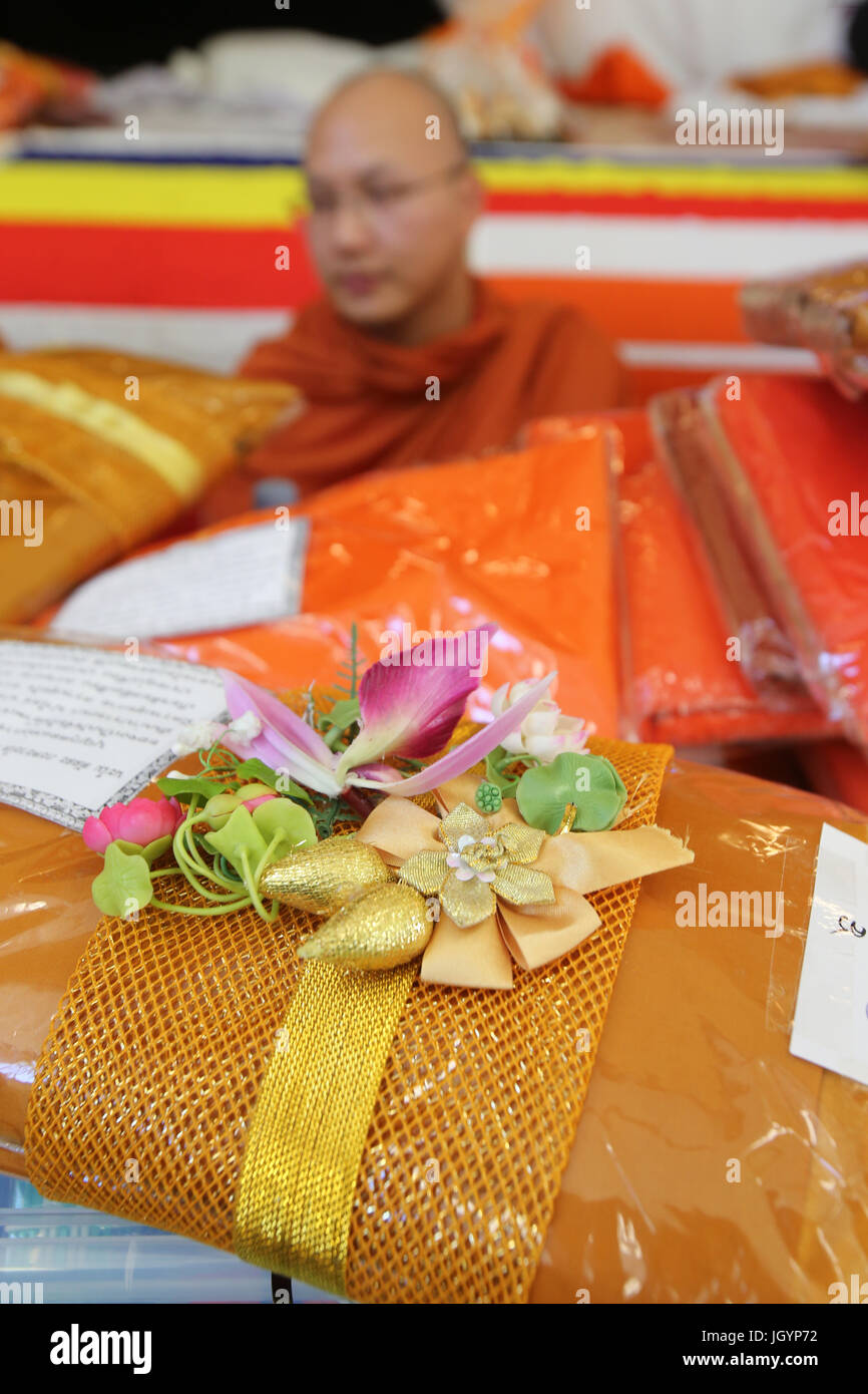 Kathina ceremony : the robe offering and other necessities to the ...