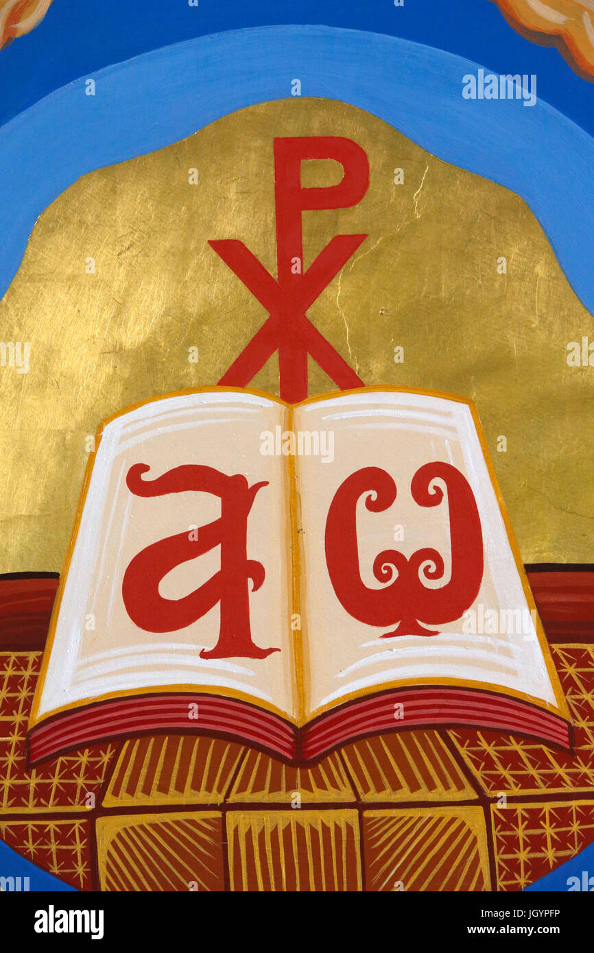 Alpha omega symbol hi-res stock photography and images - Alamy