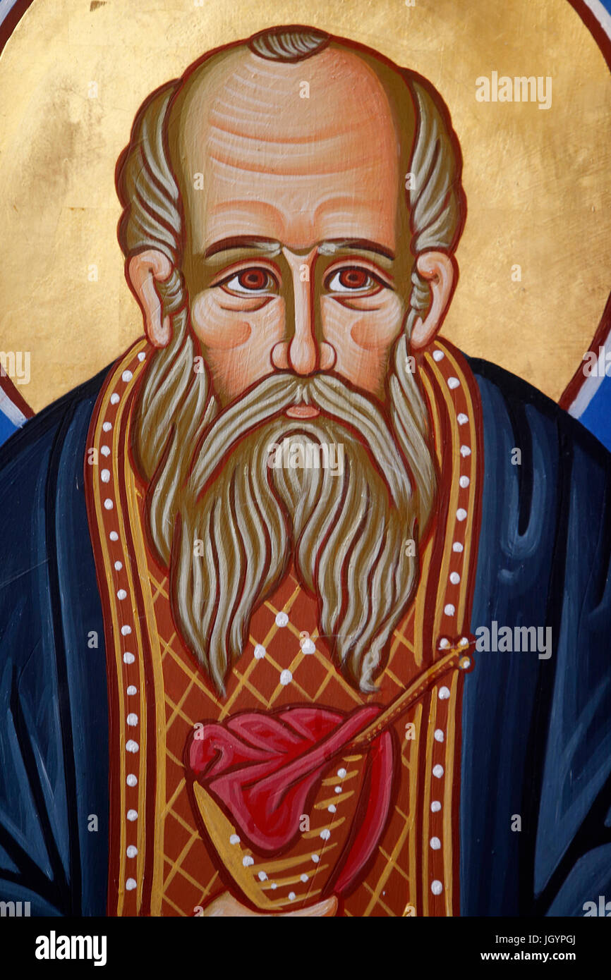 Saint nicholas church fresco hi-res stock photography and images - Alamy