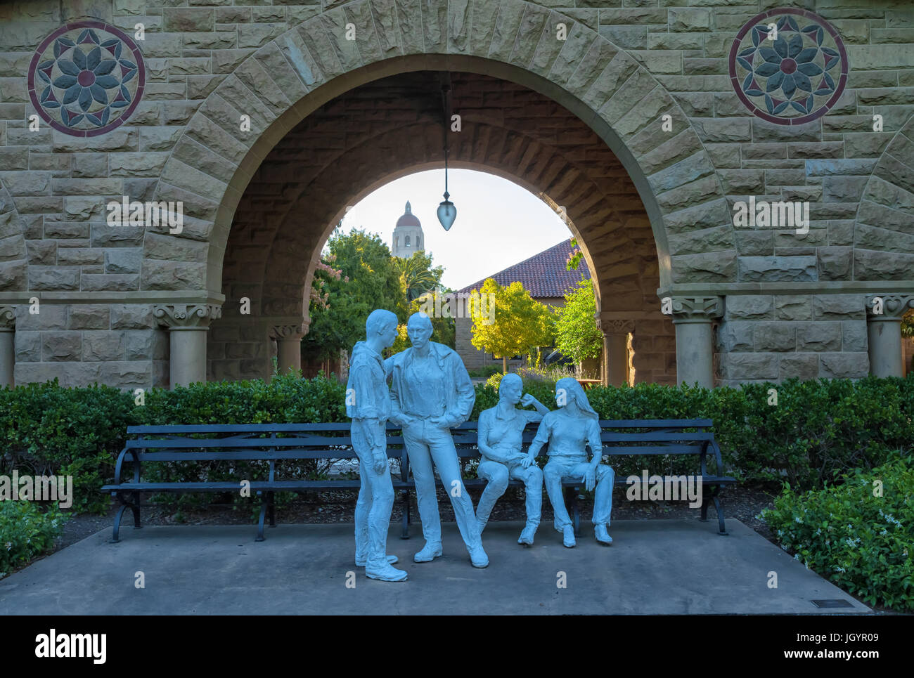 Gay Liberation bronze statues by George Segal in Stanford University ...
