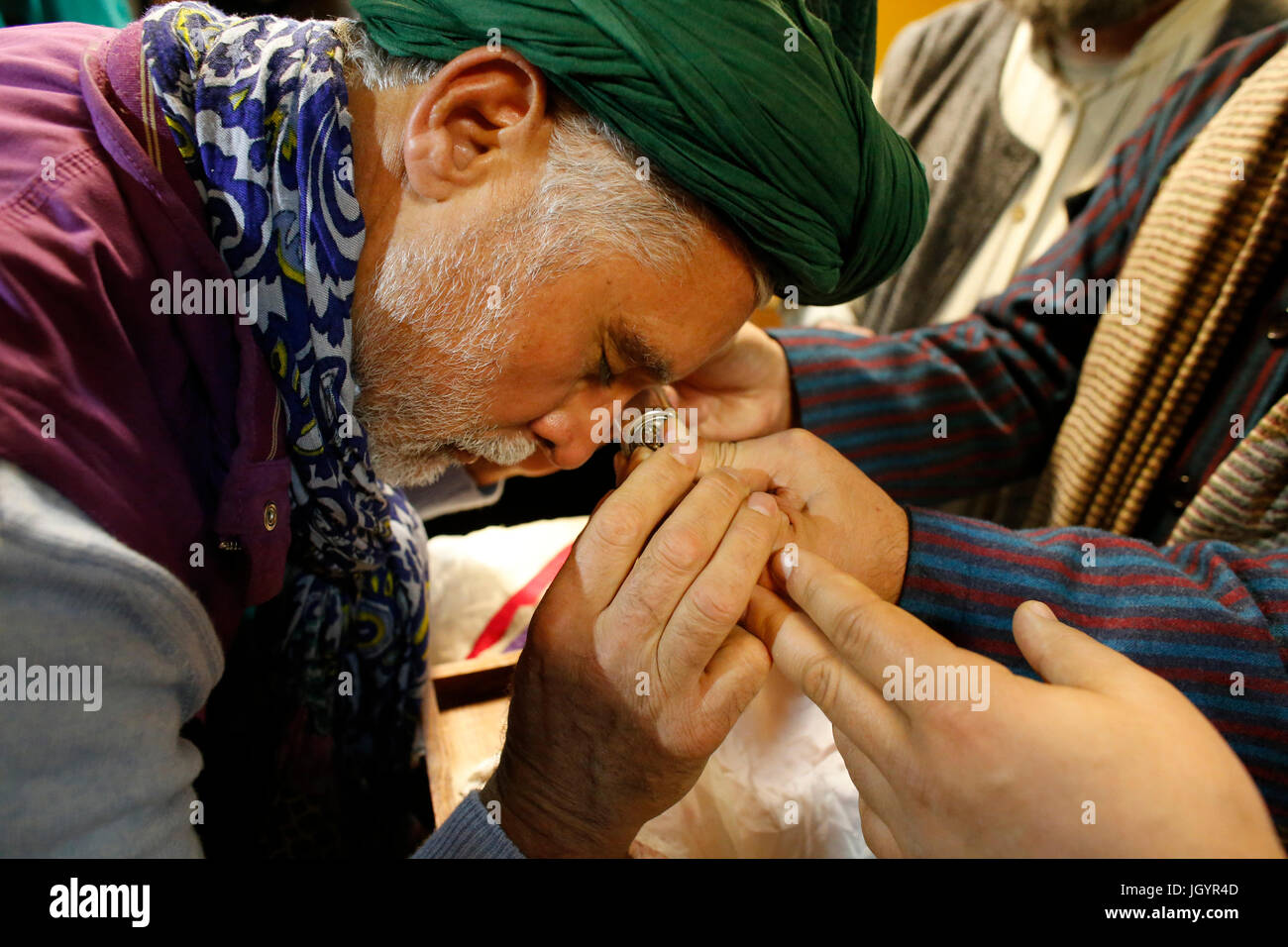 Holy touch hi-res stock photography and images - Alamy