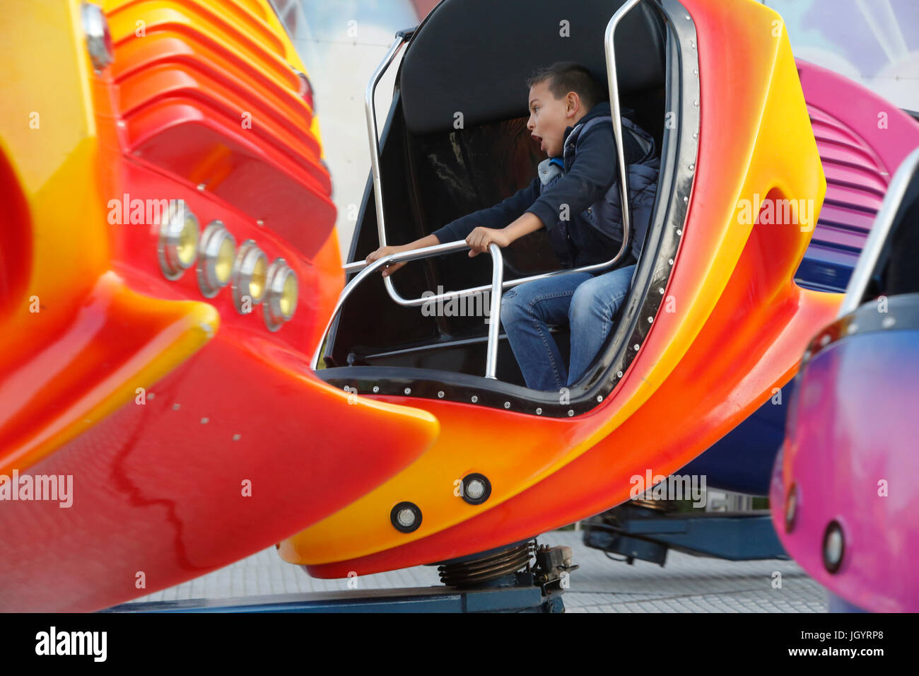 Fun fair. France Stock Photo - Alamy