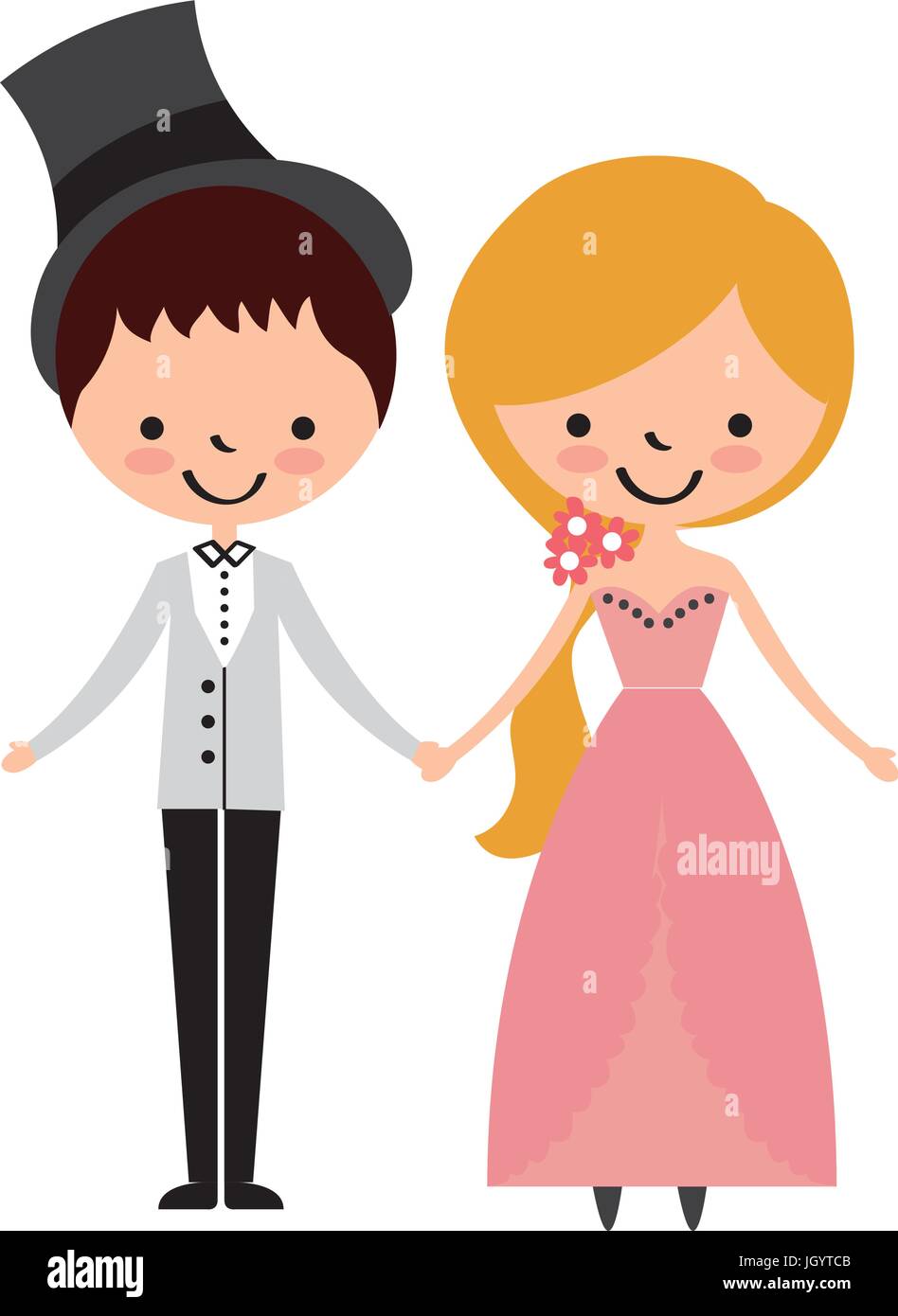 Cartoon characters groom Cut Out Stock Images & Pictures - Alamy