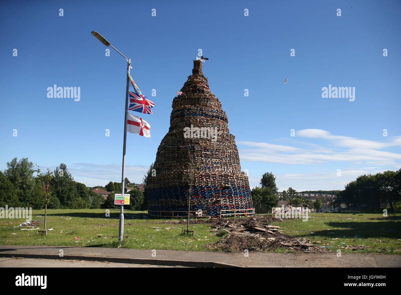 A bonfire in kilcooley hi-res stock photography and images - Alamy