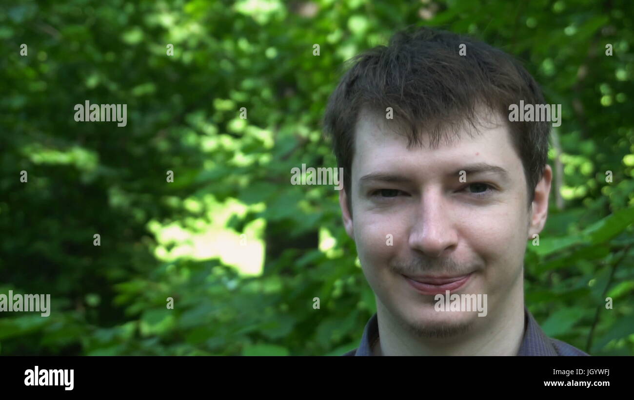 Slow motion portrait handsome young hi-res stock photography and images ...