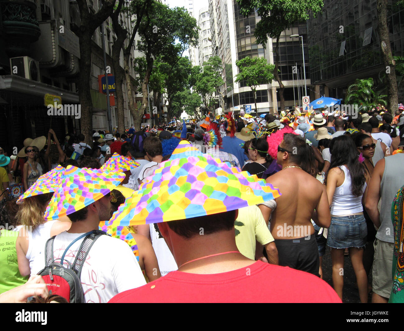 Blocks of Street, Carnival 2009, Rio de Janeiro, Brazil Stock Photo - Alamy
