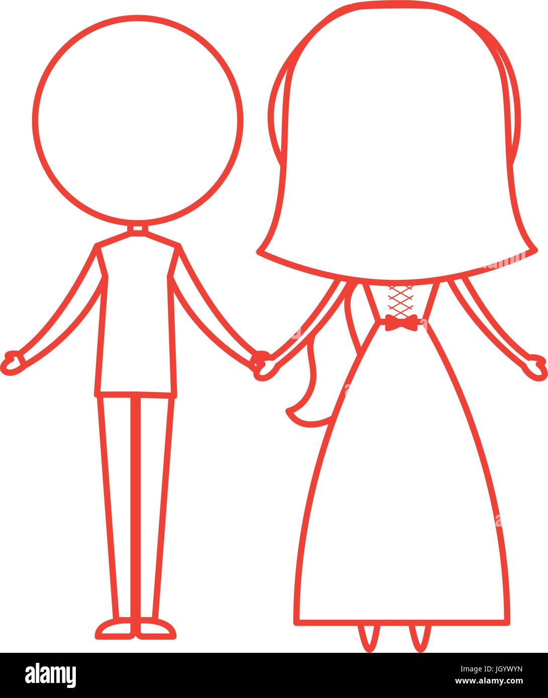 Cartoon characters groom Cut Out Stock Images & Pictures - Alamy