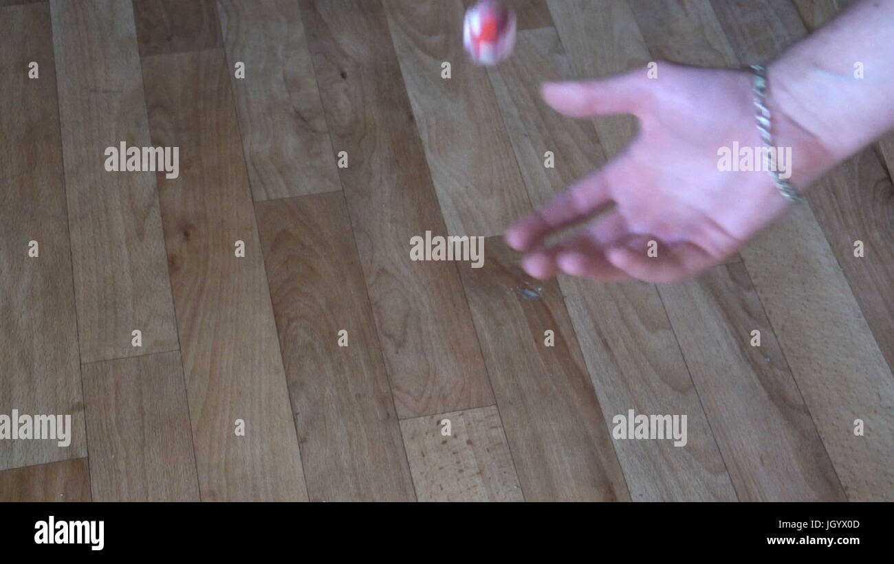 4k hand trying to catch a rubber ball jumper Stock Photo - Alamy