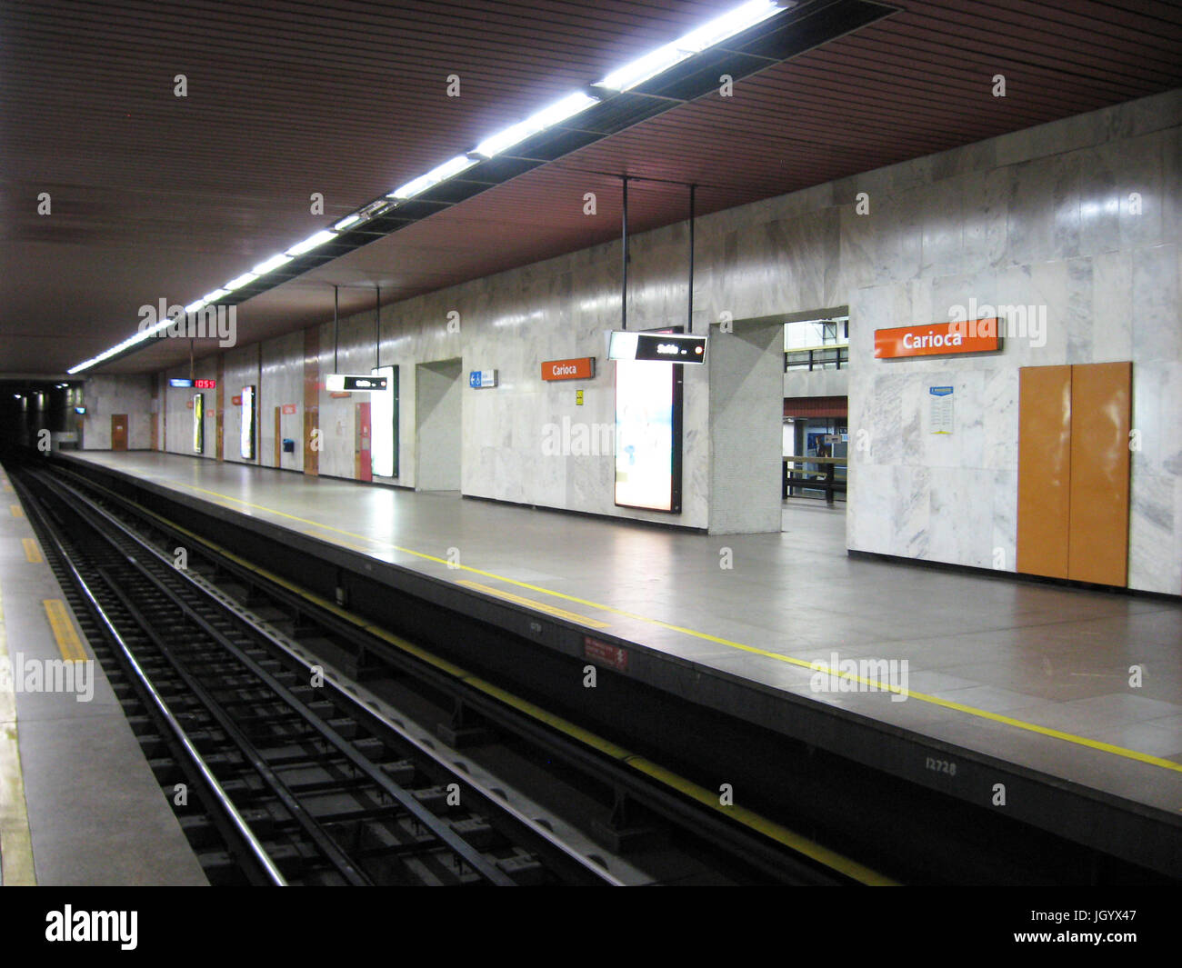 Interior of the Subway, Rio de Janeiro, Brazil Stock Photo - Alamy