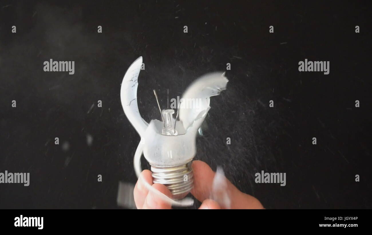 Shattering Light Bulb High Resolution Stock Photography and Images - Alamy