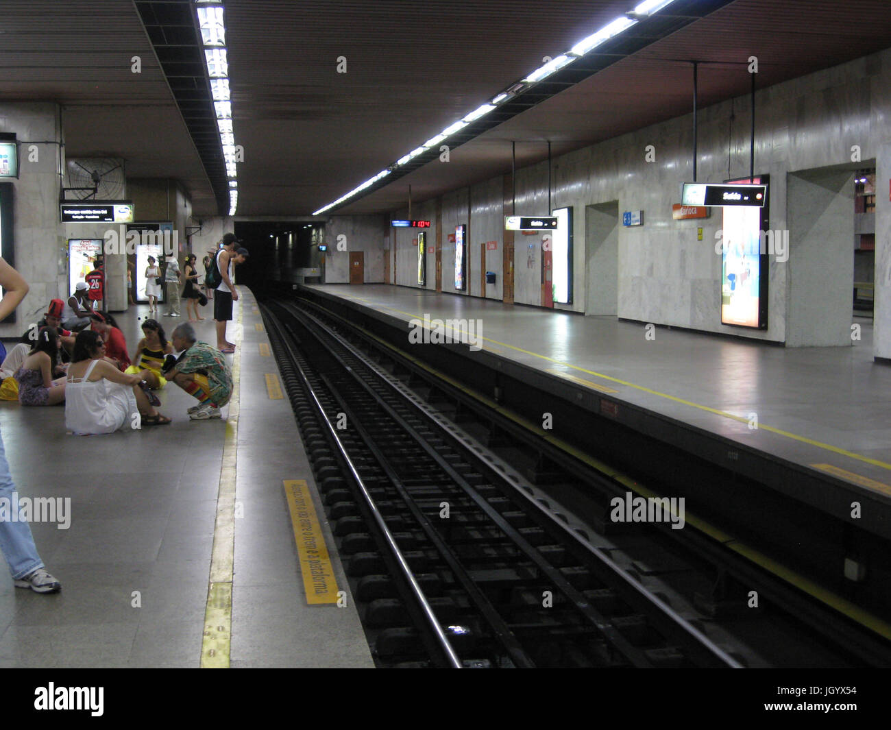 Interior of the Subway, Rio de Janeiro, Brazil Stock Photo - Alamy