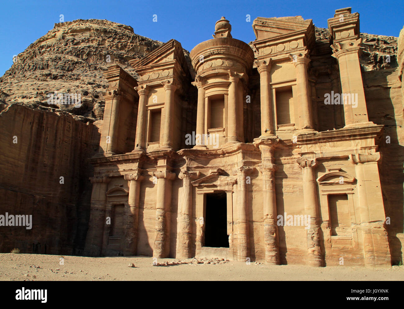 Monastery in Petra, Jordan Stock Photo - Alamy
