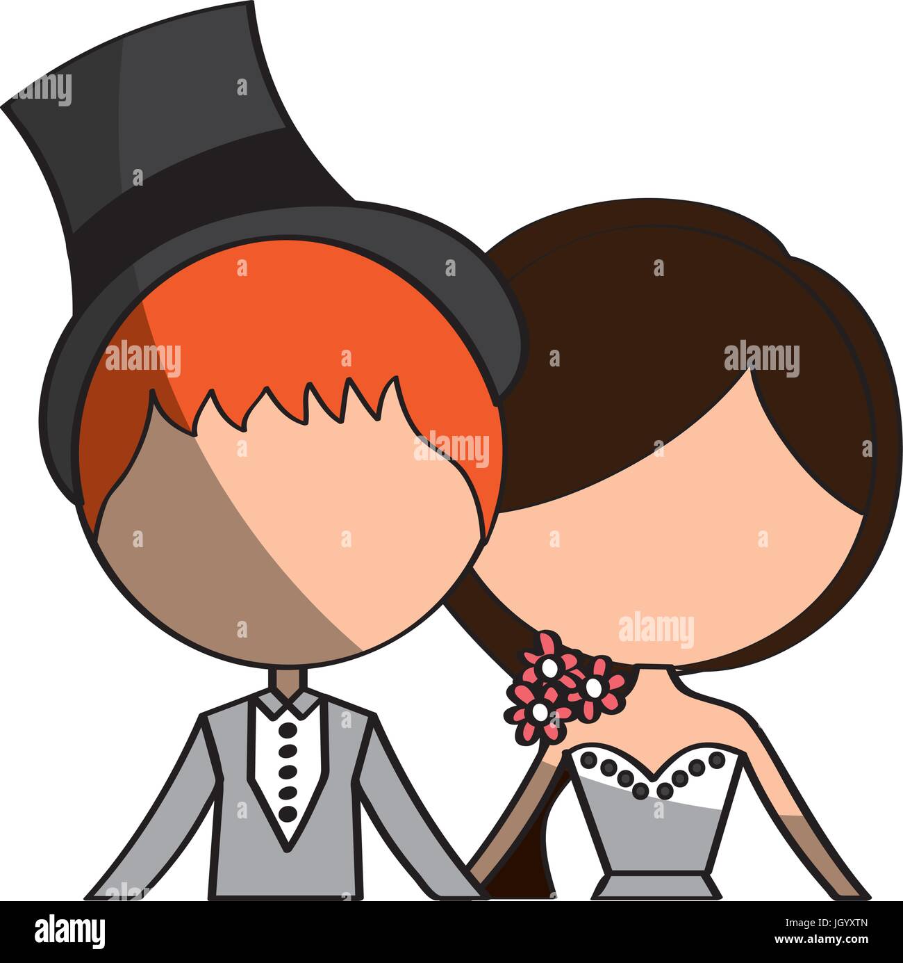 Married couple avatar characters Stock Vector Image & Art - Alamy