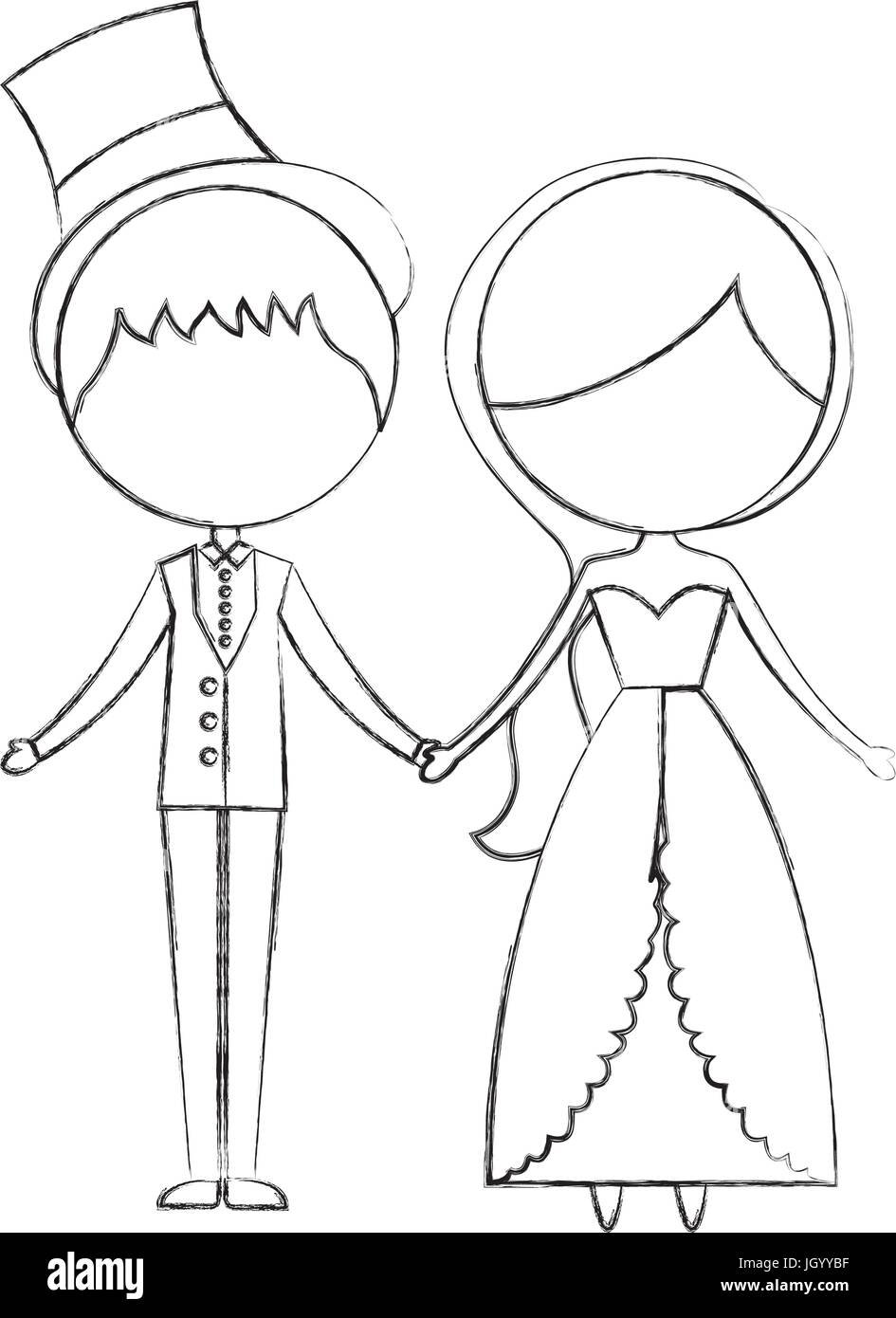 Married couple avatar characters Stock Vector Image & Art - Alamy