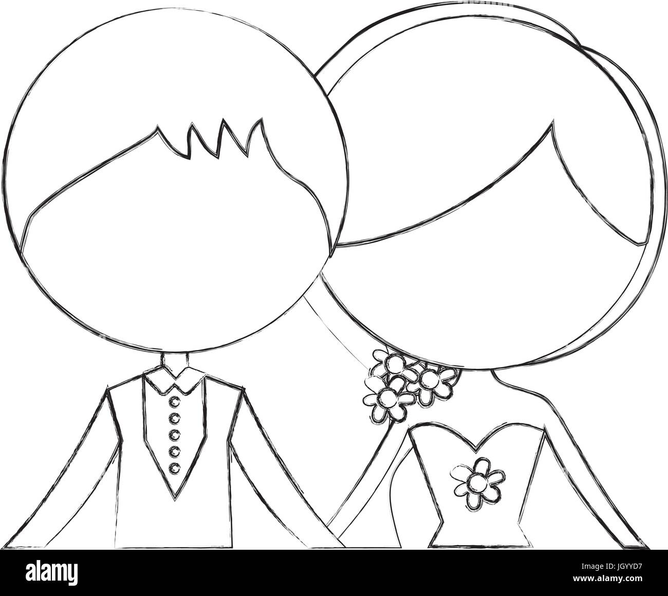 Married couple avatar characters Stock Vector Image & Art - Alamy