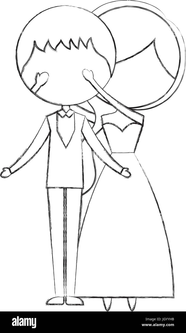 Married Couple Avatar Characters Stock Vector Image And Art Alamy