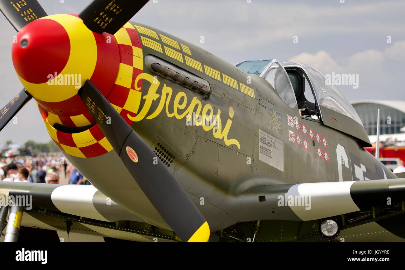 North American P-51D Mustang 'Frenesi' on static display at the Flying ...