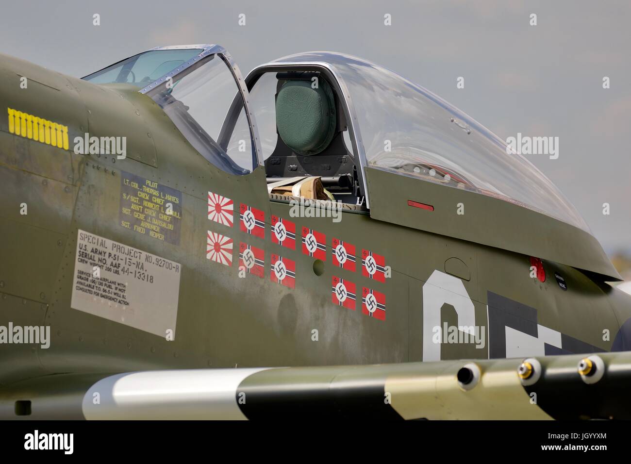 North American P-51D Mustang 'Frenesi' on static display at the Flying ...