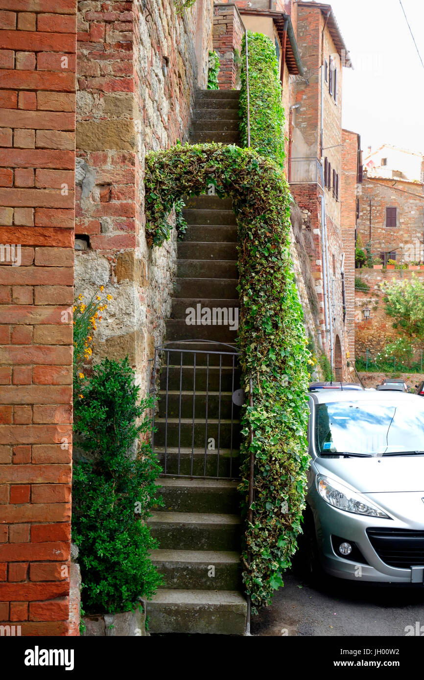 Tuscany steps hi-res stock photography and images - Alamy