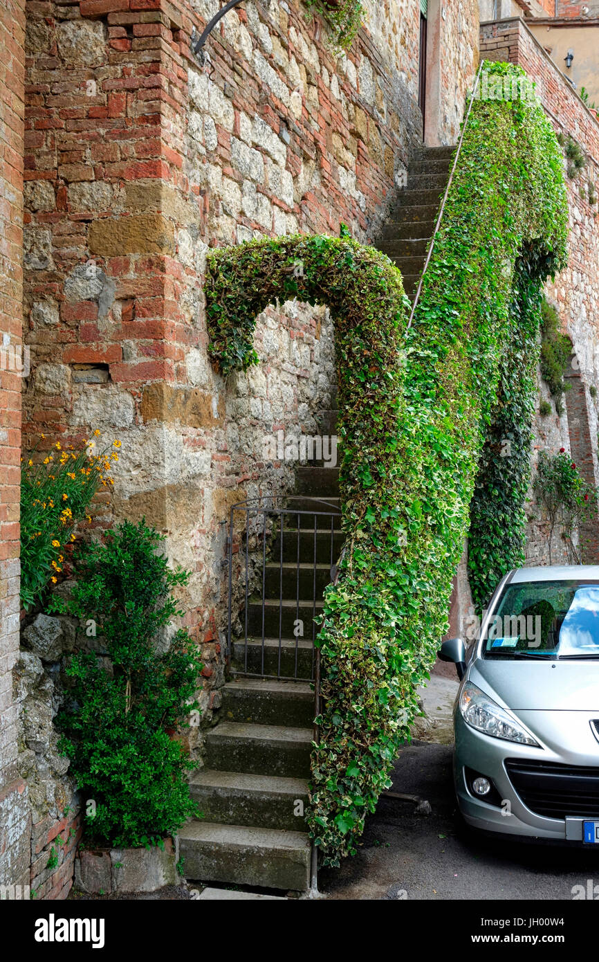 Tuscany steps hi-res stock photography and images - Alamy
