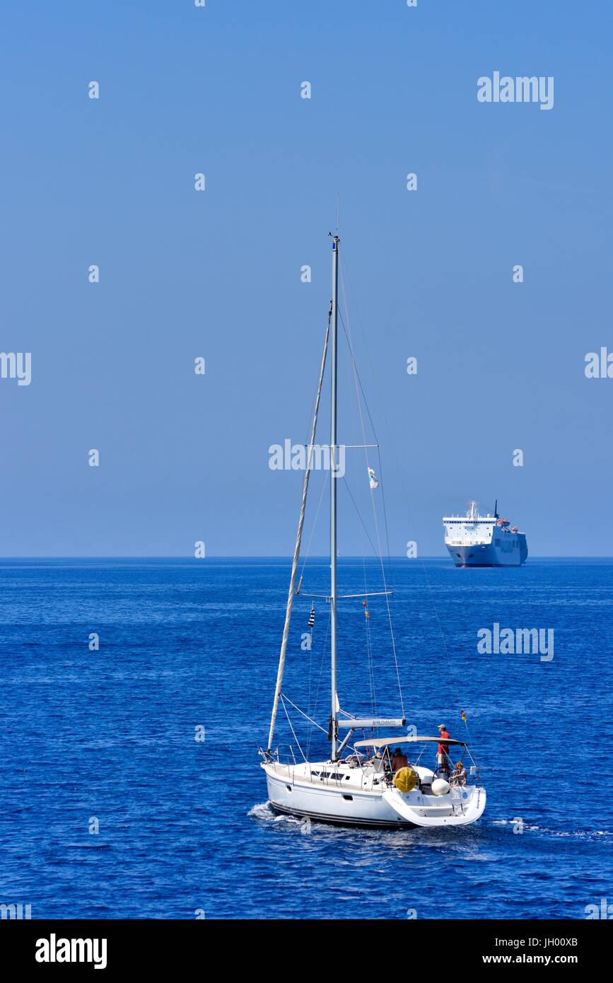 Yacht Menorca Minorca Stock Photo - Alamy