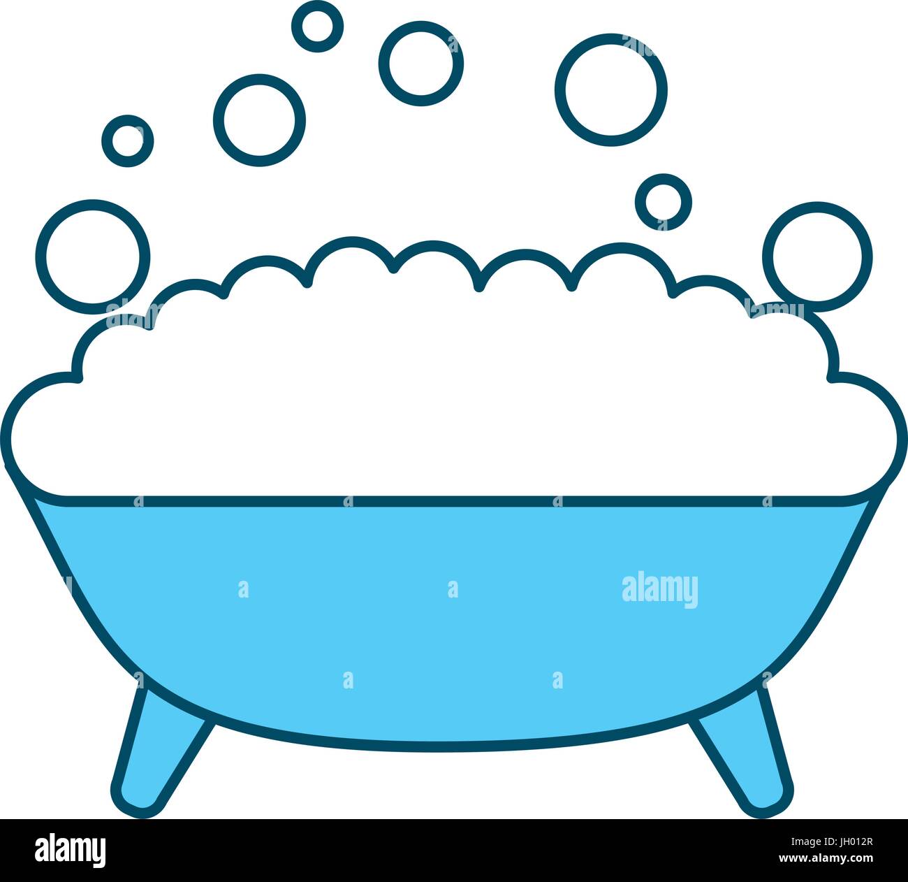 Tub with foam icon Stock Vector Image & Art - Alamy