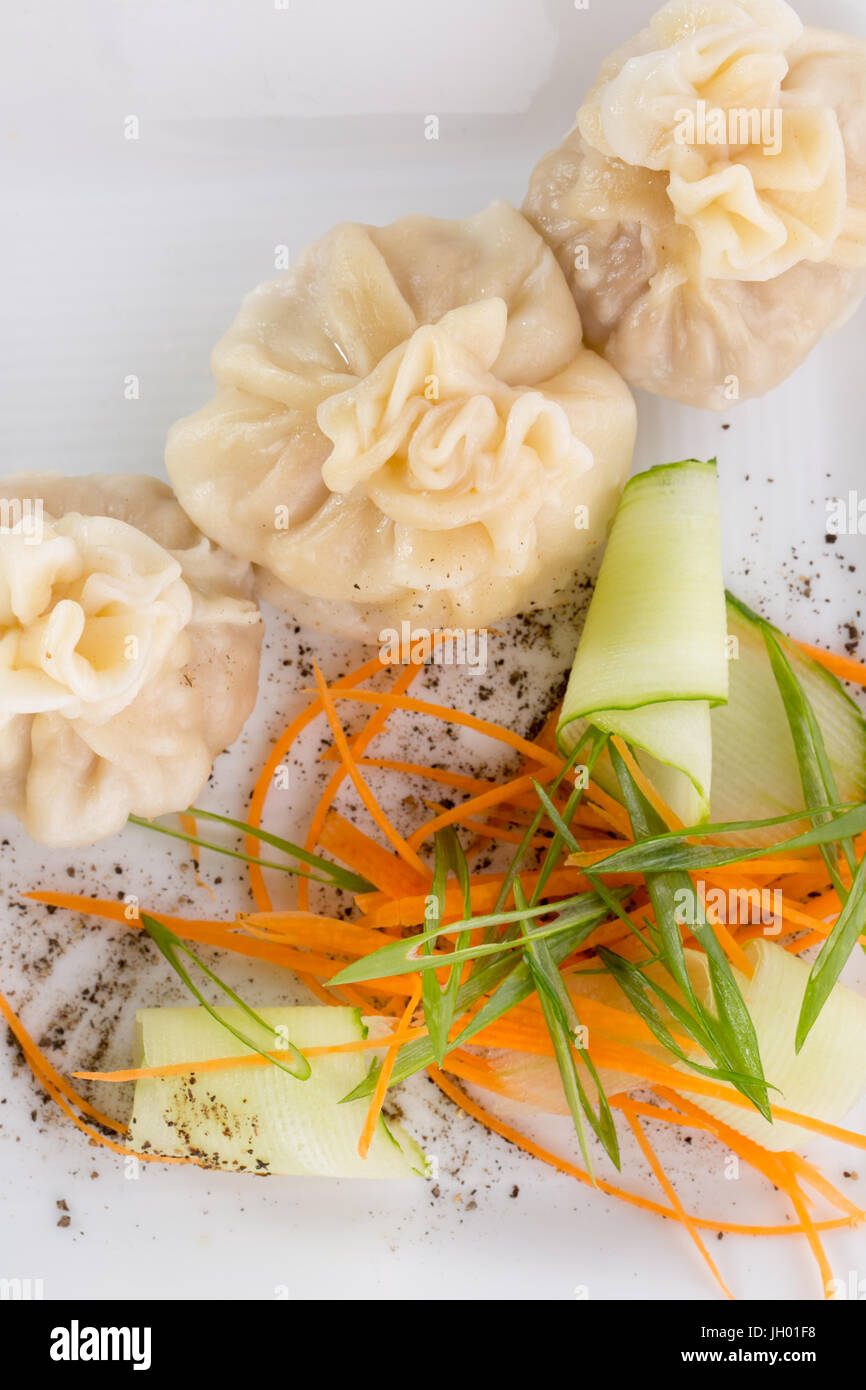 close up of khinkali on a plate Stock Photo - Alamy