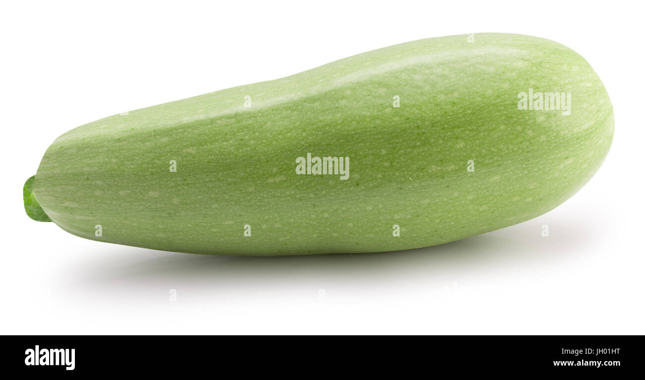 zucchini isolated on a white background Stock Photo - Alamy