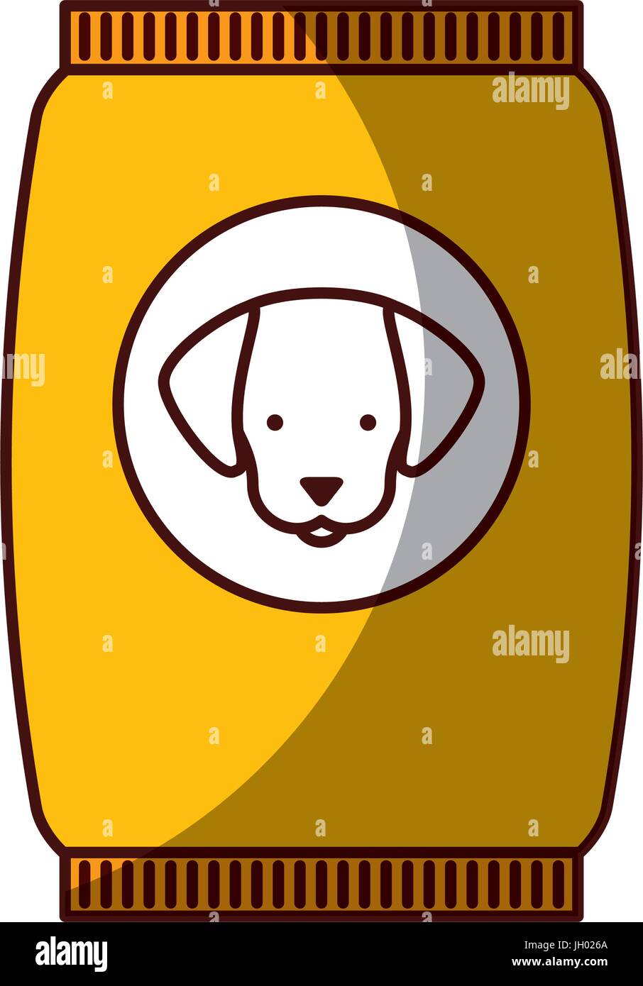 Mascot food bag icon Stock Vector Images - Alamy