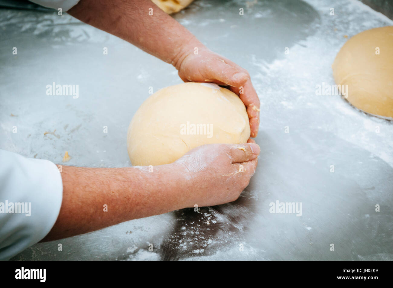 Professional breadmaking making bread Stock Photo - Alamy