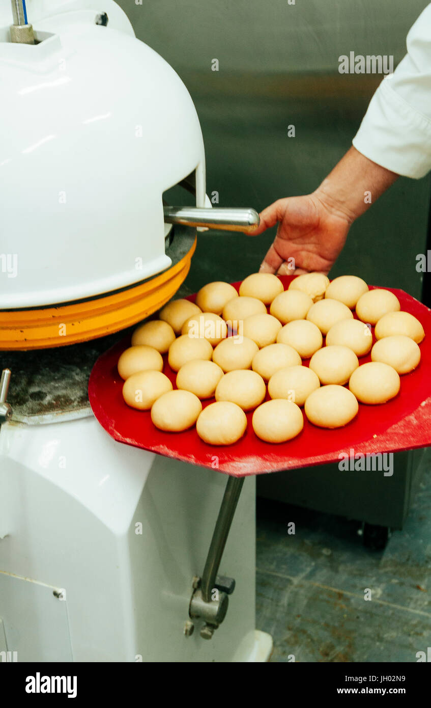 Professional breadmaking making bread Stock Photo - Alamy