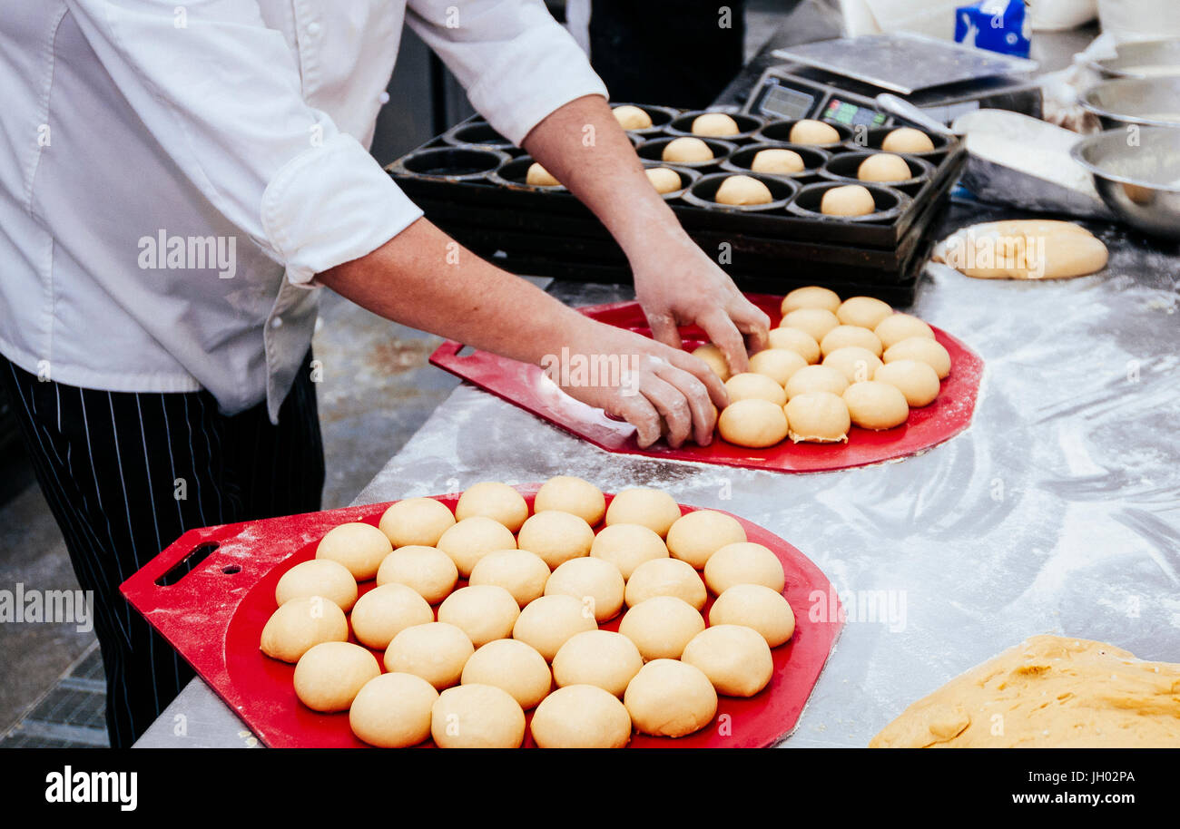 Professional breadmaking making bread Stock Photo - Alamy