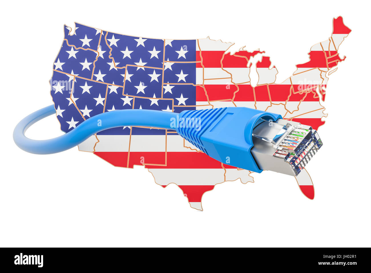 United states map internet access hi-res stock photography and images ...