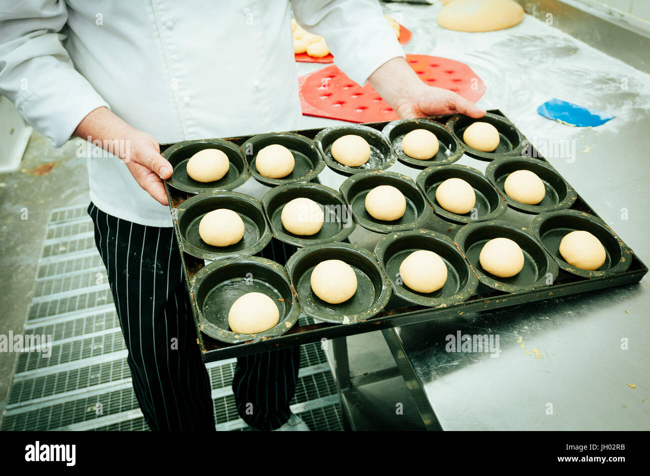 Professional breadmaking making bread Stock Photo - Alamy