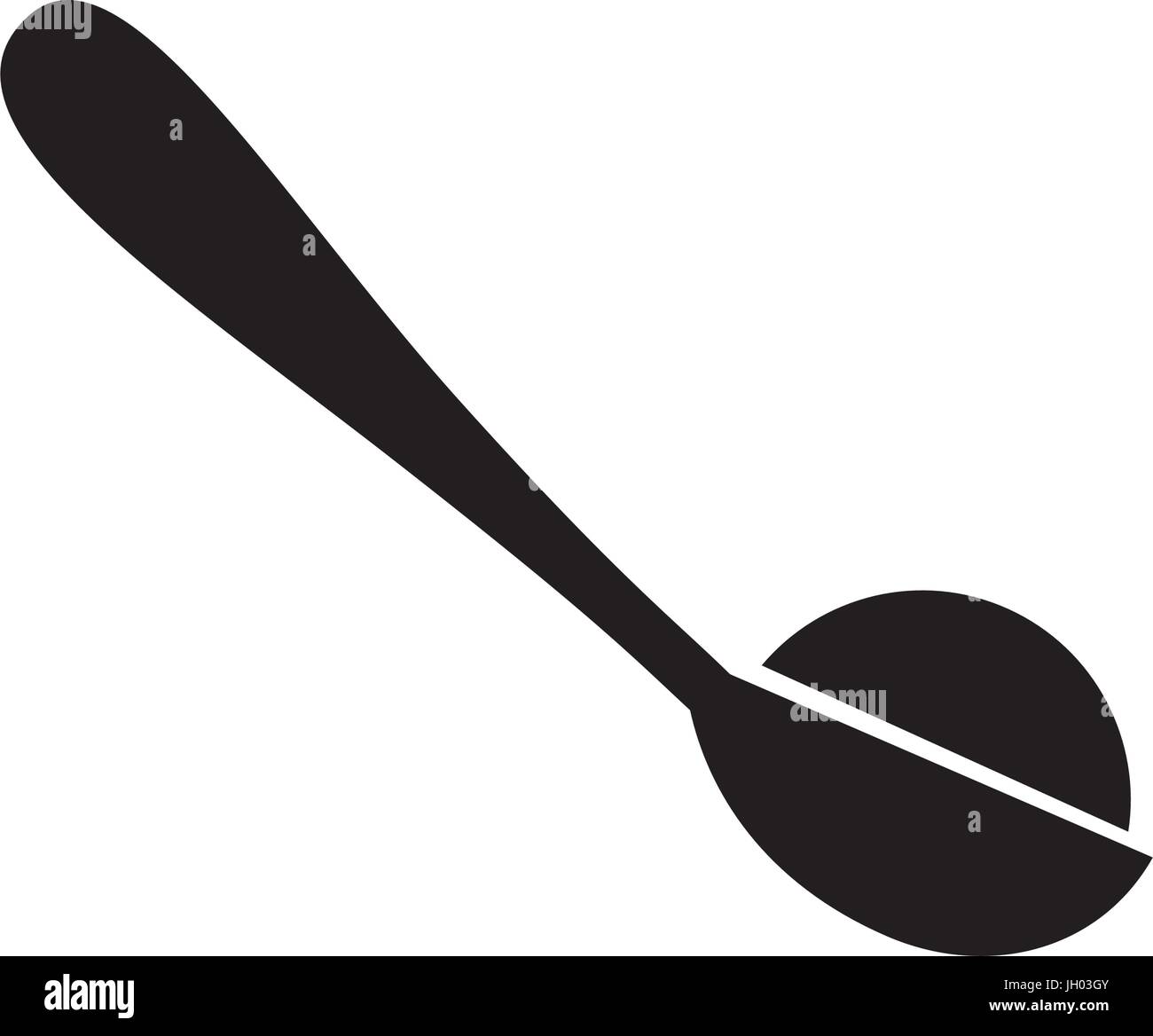 spoon with sugar powder Stock Vector Image & Art - Alamy