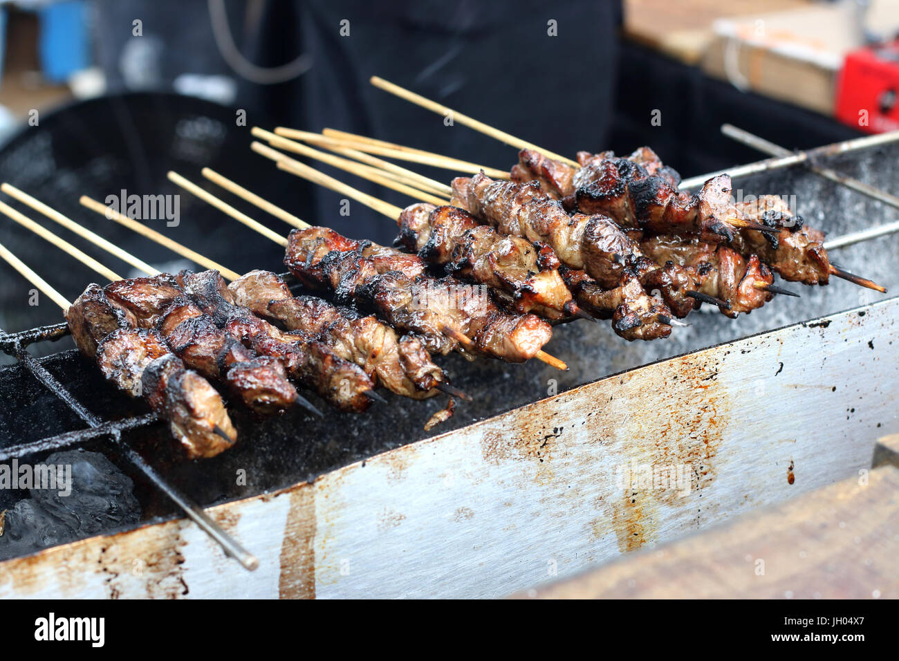 Satay grill hi-res stock photography and images - Alamy