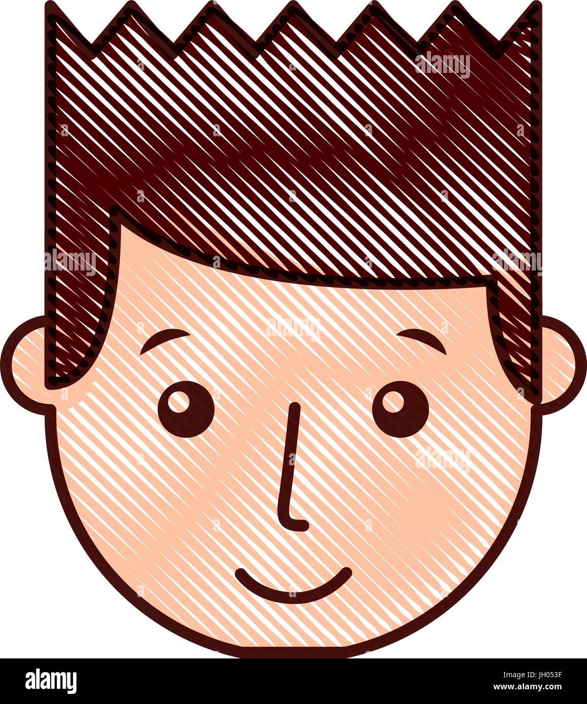 young man head avatar character Stock Vector Image & Art - Alamy