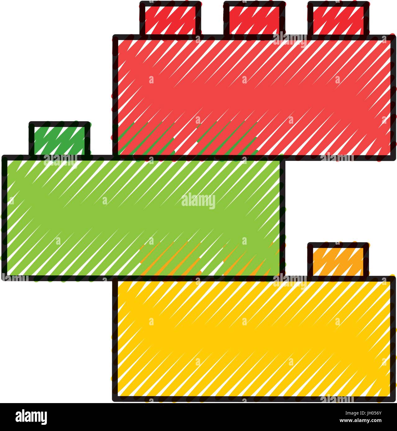 toy blocks structure icon Stock Vector Image & Art - Alamy