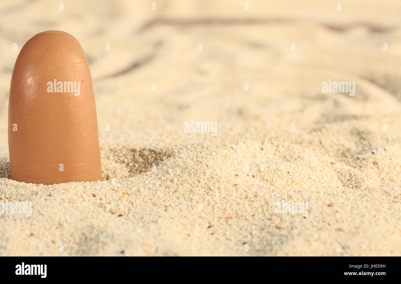 Fingers in the sand dunes Stock Photo - Alamy