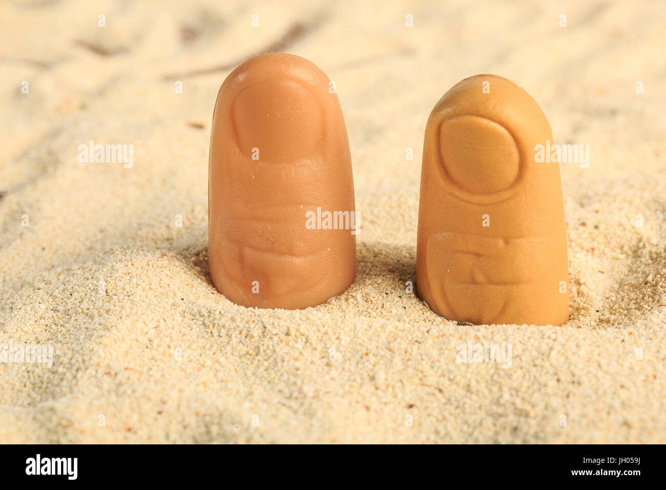 Fingers in the sand dunes Stock Photo - Alamy