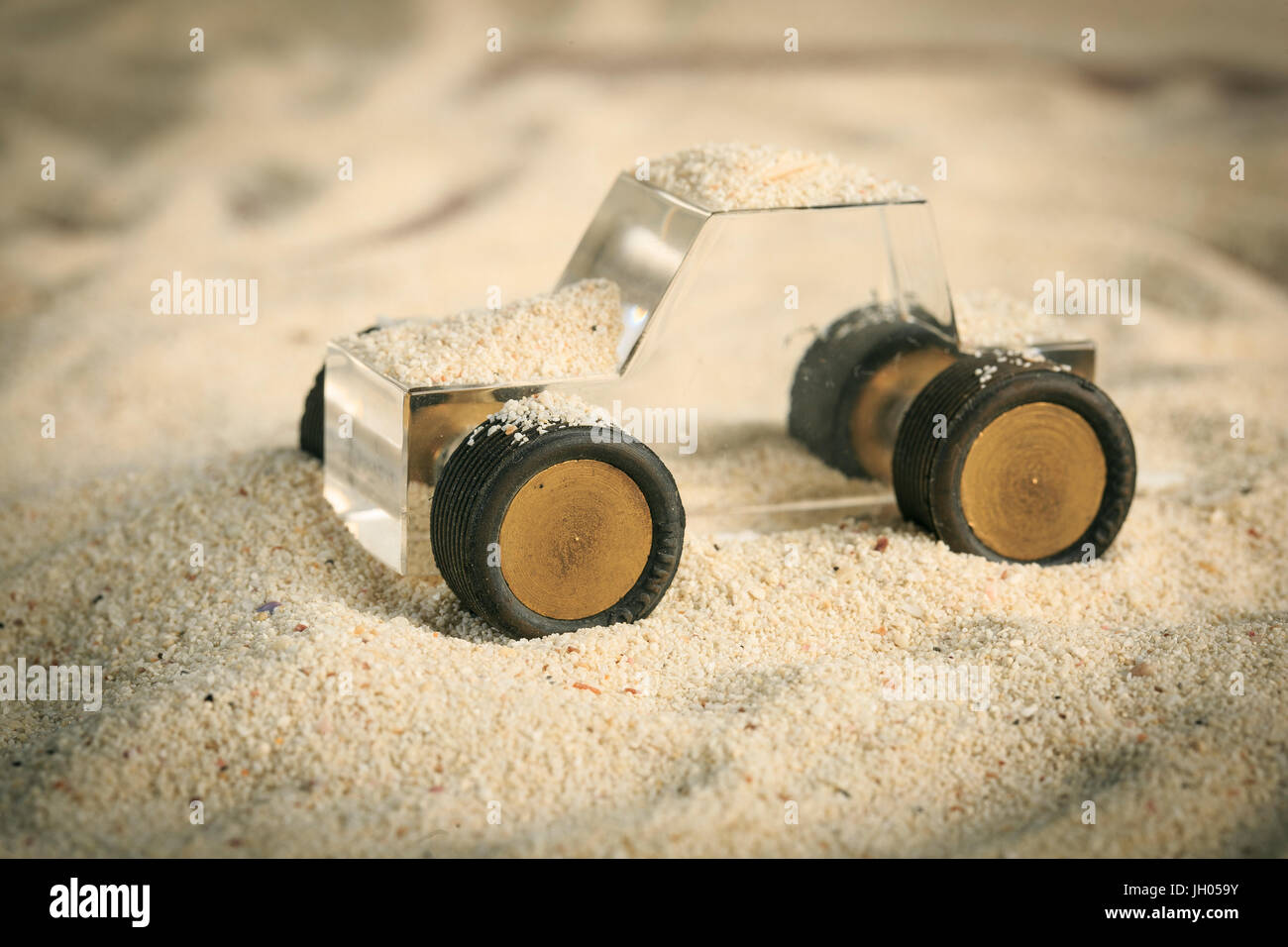 Car buried beach hi-res stock photography and images - Alamy