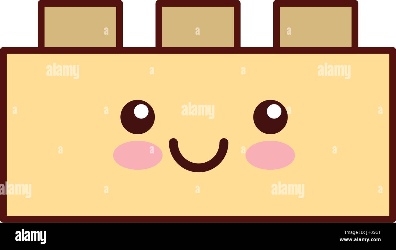 toy blocks structure kawaii character Stock Vector Image & Art - Alamy