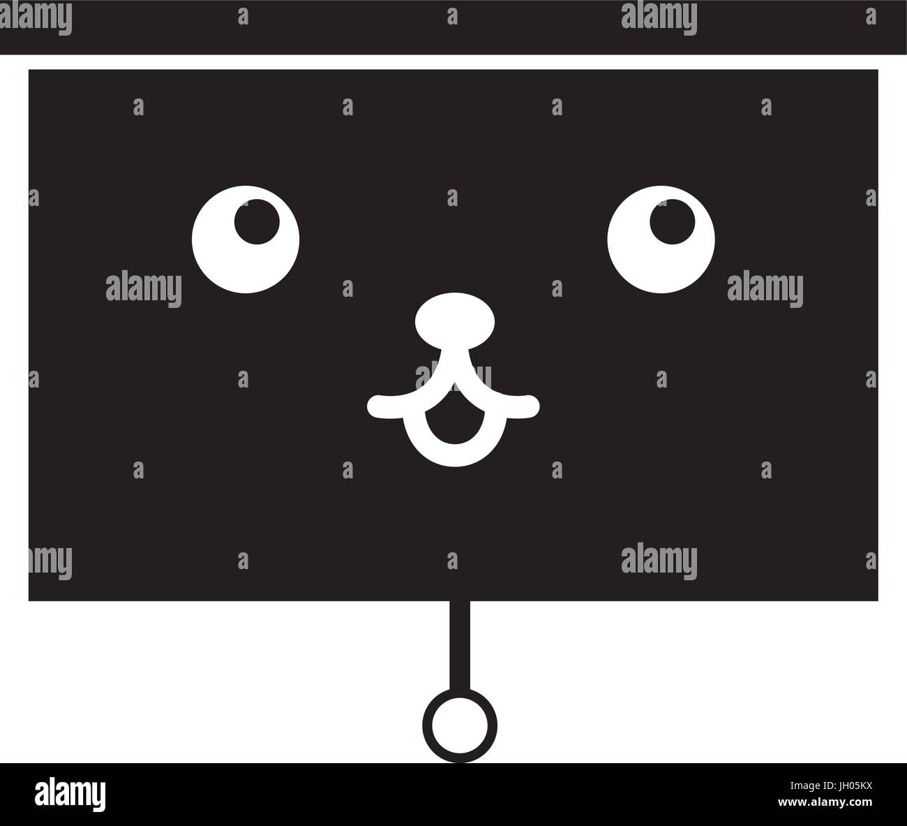 Window blind kawaii character Stock Vector Image & Art - Alamy