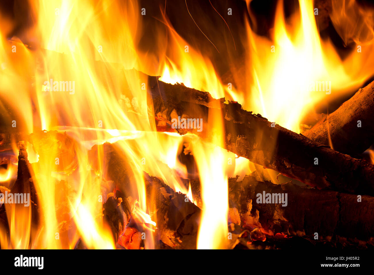 Bonfire Flames Background Stock Photo - Alamy