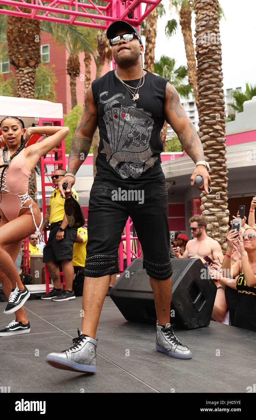 Flo Rida performs live at Flamingo Go Pool Featuring: Flo Rida Where ...